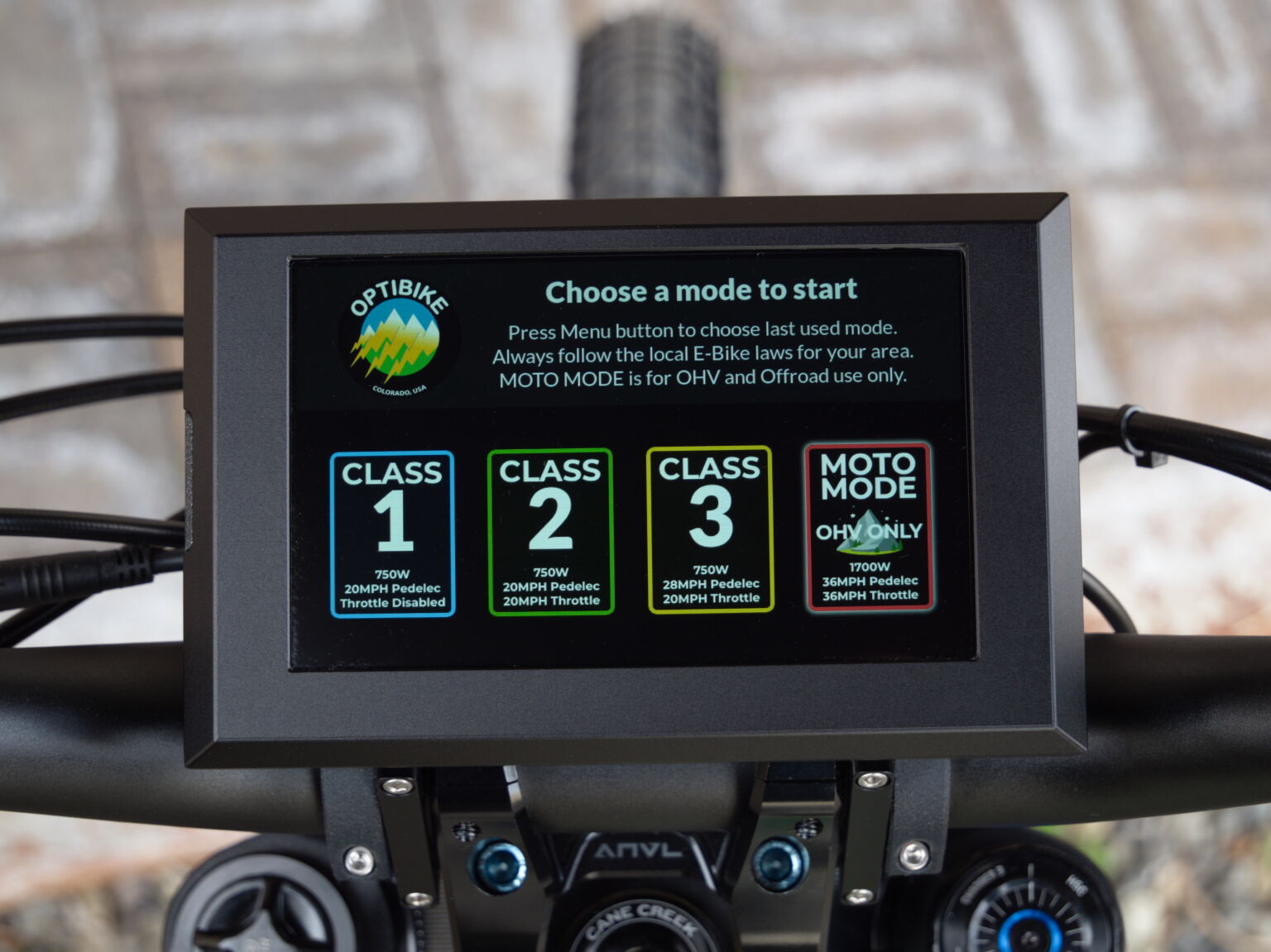 Optibike MMI Display – Shop Optibike